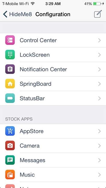 remove ui elements with hideme8 now available for ios 8