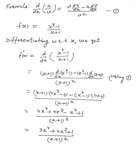 [solved] Differentiate Differentiate F X 2 1 Course Hero