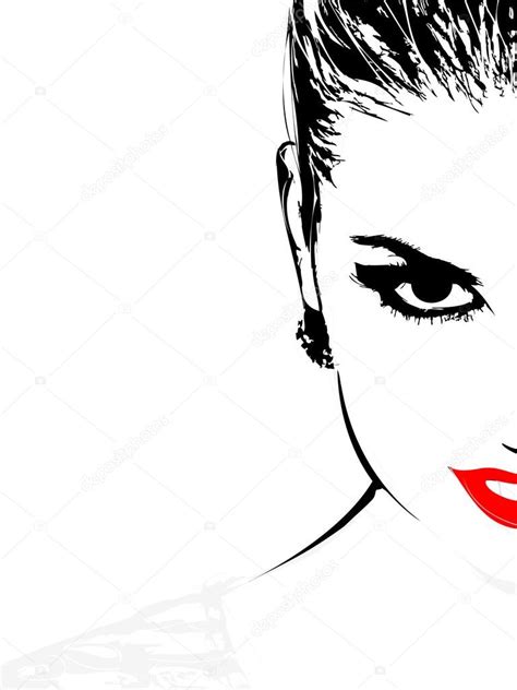 Beautiful Woman Face Stock Vector Image By ©ranker666 20292583