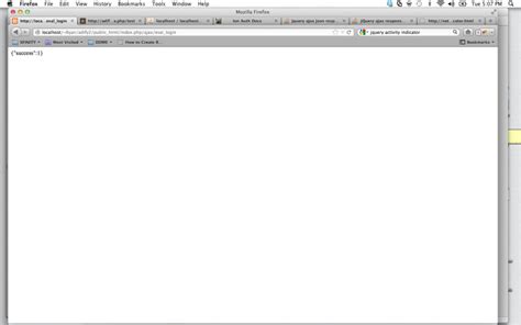 javascript jquery ajax response shows in browser instead