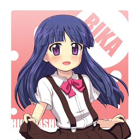 The Big Imageboard Tbib Ardnades Bangs Blue Hair Blunt Bangs Bow