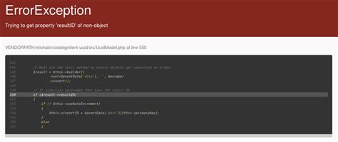 bug trying to get property resultid of non object · issue 2