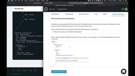 onegraph and netlify serverless data access authentication and