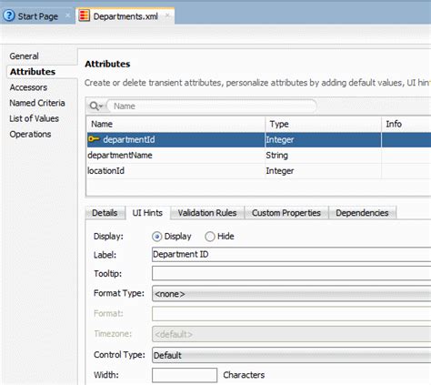 oracle jdeveloper 12c 12 1 2 tutorials building a web application