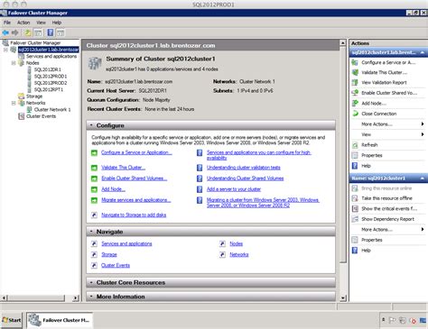 how to set up sql server denali availability groups