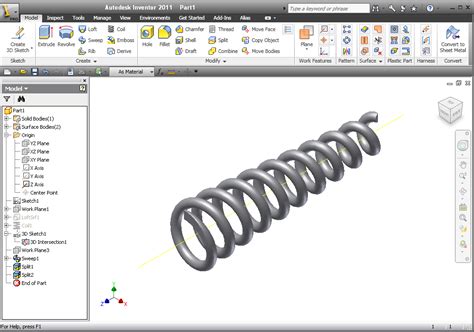 making a tapered spring autodesk community