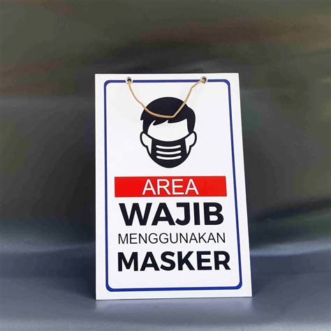 Jual Hard Poster Poster Sekolah Poster Wajib Pakai Masker Poster
