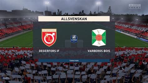Degerfors If Vs Varbergs Bois 29 05 2023 Allsvenskan Fifa 23 Youtube