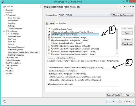 setting up eclipse for esp idf tutorials
