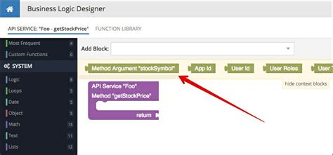 context blocks backendless codeless development guide