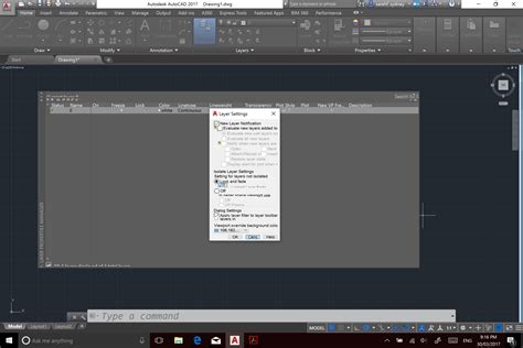 solved autocad 2017 layer dialogue box compacted unable