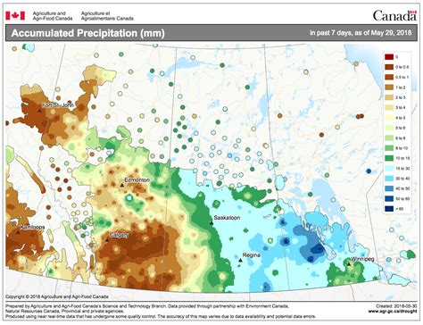 Map Of The Week Precipitation Canola Council Of Canada