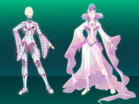 Closed Outfit Design Adoptables Auction 10 By Fantazyme On