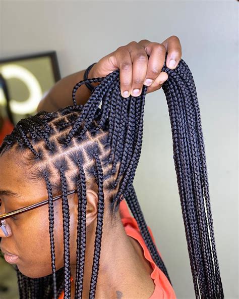 Knotless Braided Hairstyles Houston Hair Wrap Natural Hair Styles
