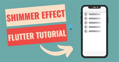 how to add shimmer effect in your flutter app