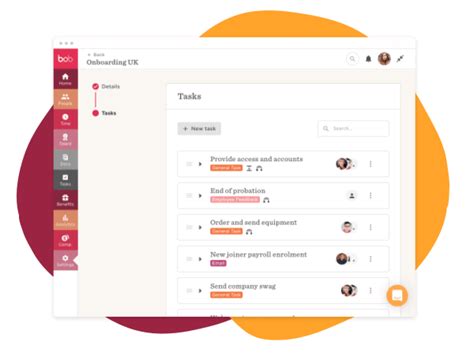 using task lists to streamline hr processes hibob