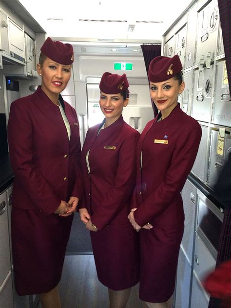 Qatar Airways Flight Attendants Sexy Flight Attendant Flight