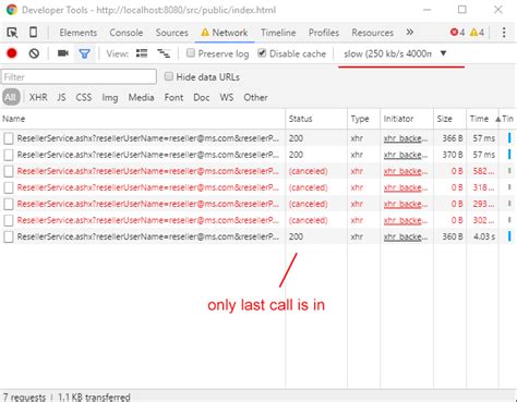 typescript angular2 switchmap not canceling previous calls