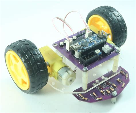 line follower basic using arduino nano 5 steps instructables