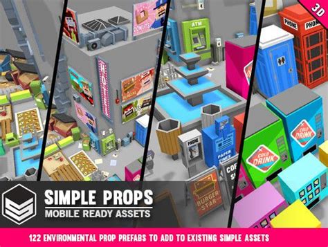 simple props cartoon assets unity asset store unreal engine unity