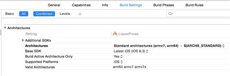 ios ignoring file missing required architecture x86 64 in file