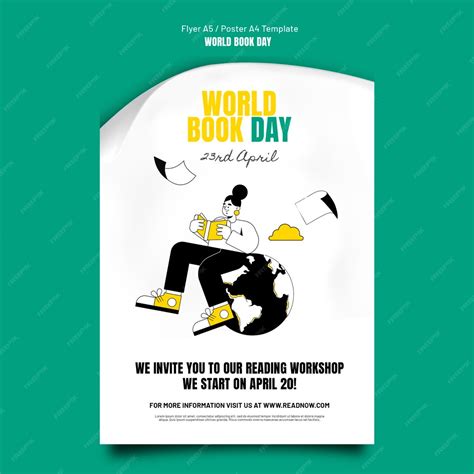Free Psd World Book Day Poster Template
