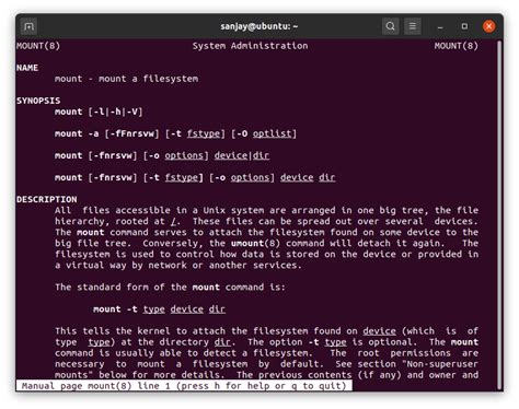 how to mount unmount usb drive on ubuntu and other linux distros