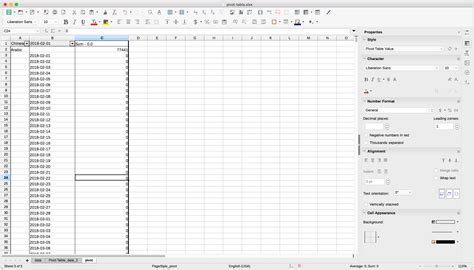 java apache poi pivot table with horizontal columns