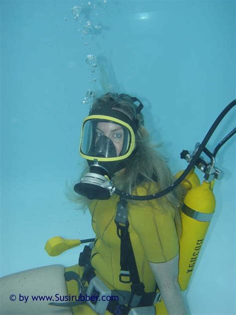 7 Best Gas Mask Scuba Girls Images On Pinterest Gas Masks Diving And