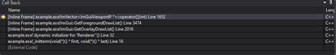 unhandled exception thrown read access violation gimgui was nullptr