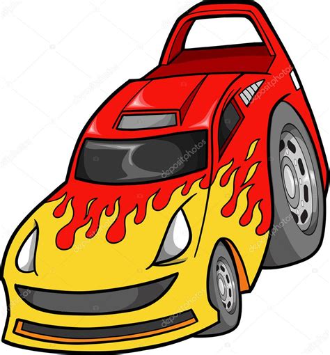 Hot Wheels Car Vector Sticker Clipart Cartoon Model Of An 43 Off