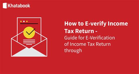 How To Verify Your Income Tax Return Online Verify Itr