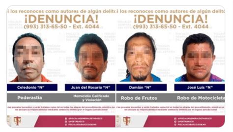 Seis Detenidos Por Homicidio Violación Pederastia Robo Fraude Y