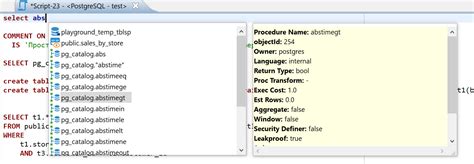 sql assist and functions postgresql · issue 2873 · dbeaver dbeaver