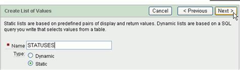 creating and running an application using oracle application express