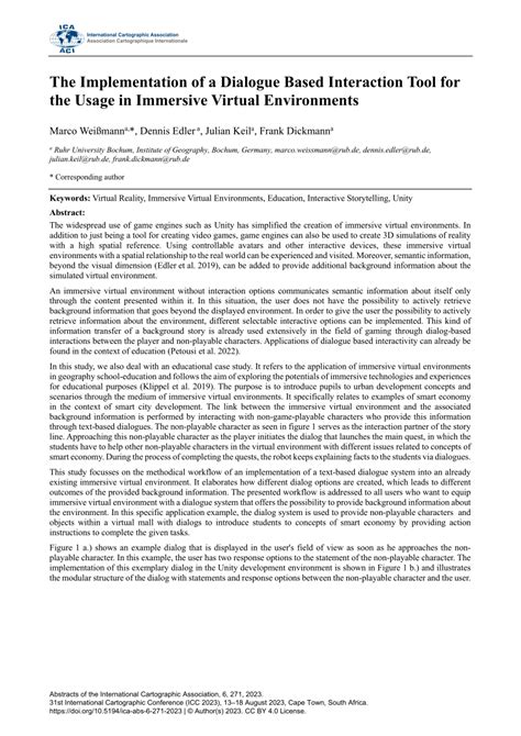 pdf the implementation of a dialogue based interaction tool for the