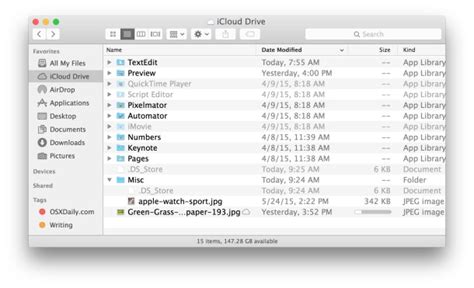 move a file to icloud from mac os