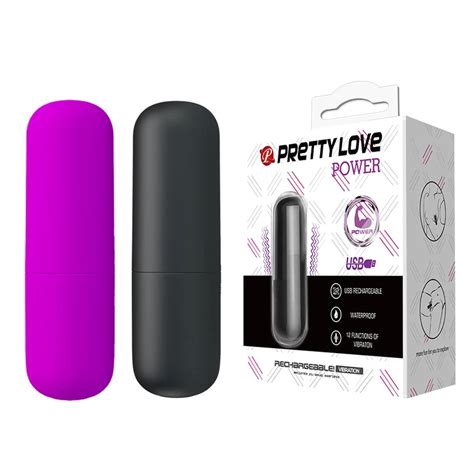 Pretty Love Usb Rechargeable Sex Vibrator 12 Speed Vibrating Bullet