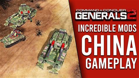 command and conquer generals 2 mod china gameplay [2020] youtube