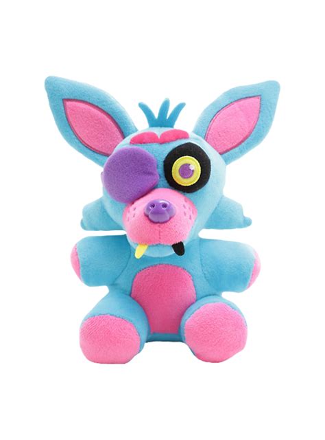 Funko Fnaf Blacklight Foxy Plush Blue Png 2 By Superfredbear734 On