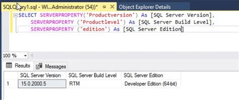 6 ways to get sql server versions