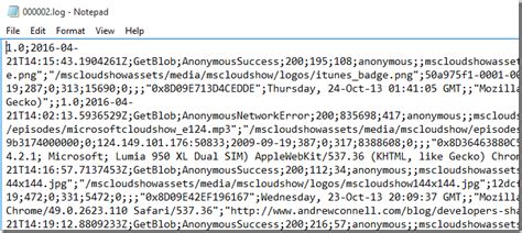 parsing azure blob storage logs using azure functions