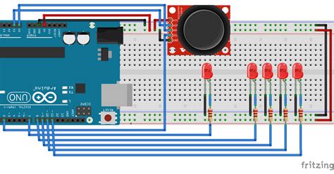 interfacing joystick with arduino mechatronics lab internet of things