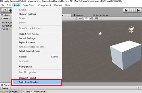 create asset bundle in unity3d gyanendu shekhar s blog