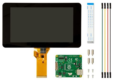 the official raspberry pi 7 inch touchscreen display is here costs 60