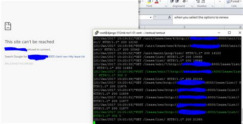 digital ocean django test server occasional refused to connect