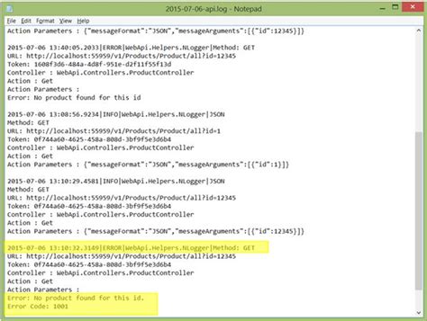 restful day 6 request logging and exception handing logging in web