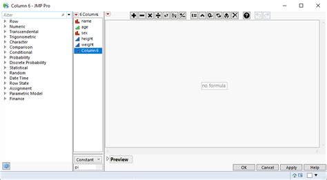 solved how to use table variables in column formula jmp user community