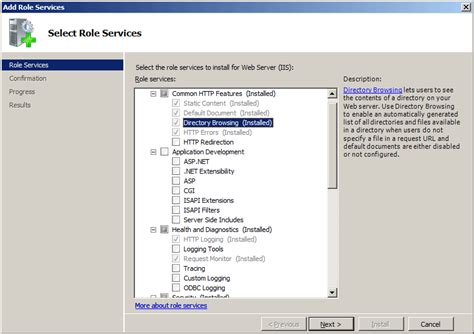 directory browse the official microsoft iis site