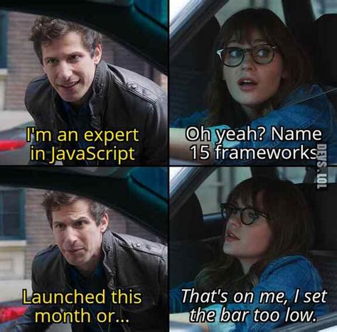 every day there is a new javascript framework memes for developers